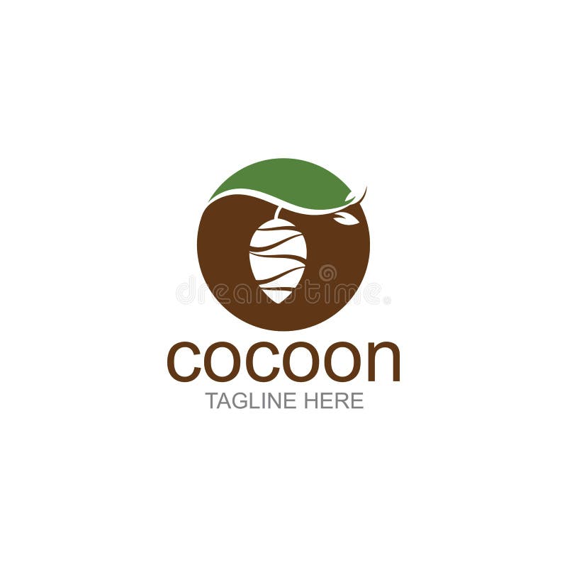 Cocoon Logo Template Vector Icon and Symbol. Stock Vector ...
