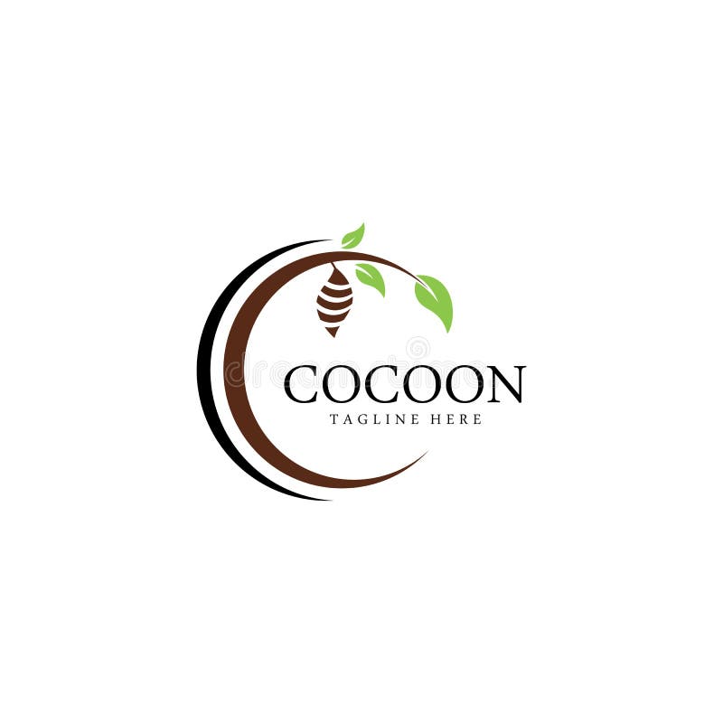 Cocoon Logo Template Vector Icon and Symbol. Stock Vector ...