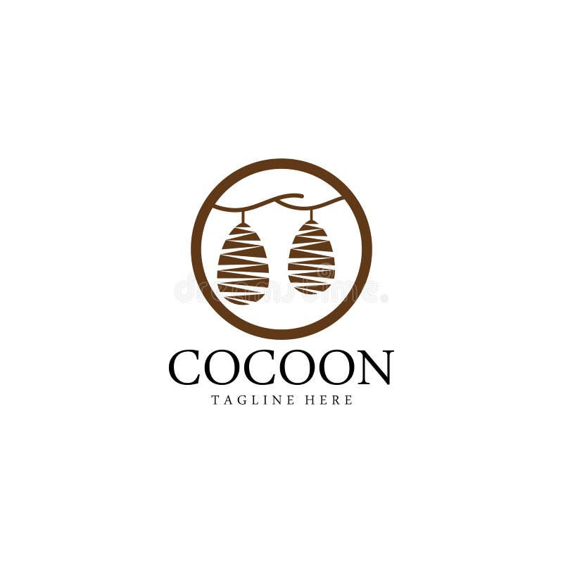 Cocoon Logo Template Vector Icon and Symbol. Stock Vector ...