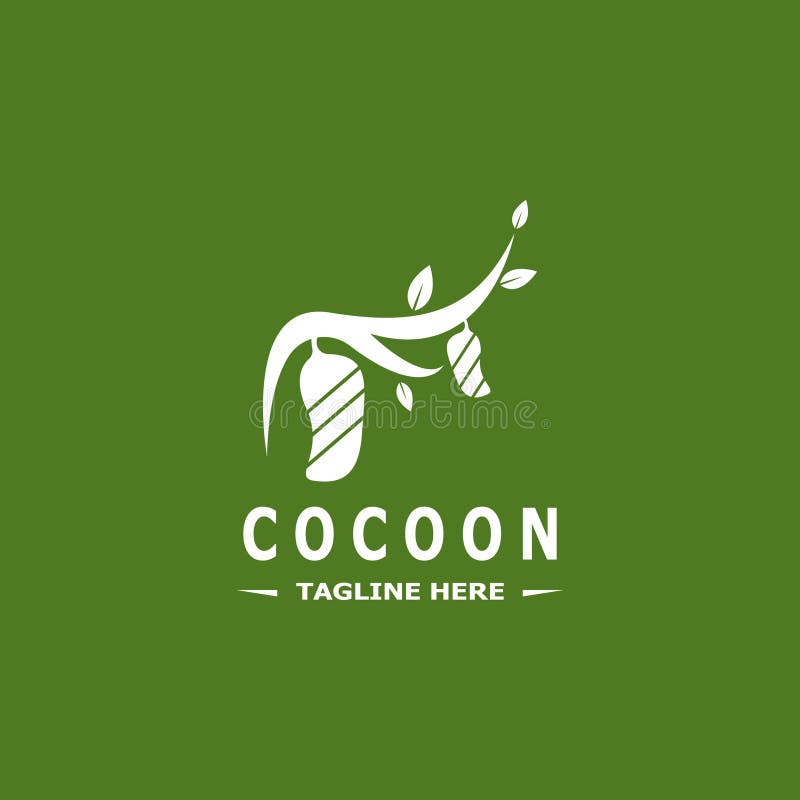 Cocoon Logo Vector Illustration Design Template Stock Illustration ...