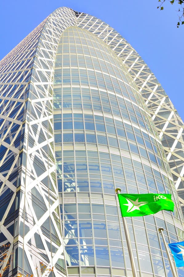 The cocoon tower , Tokyo editorial photography. Image of facade - 22135602