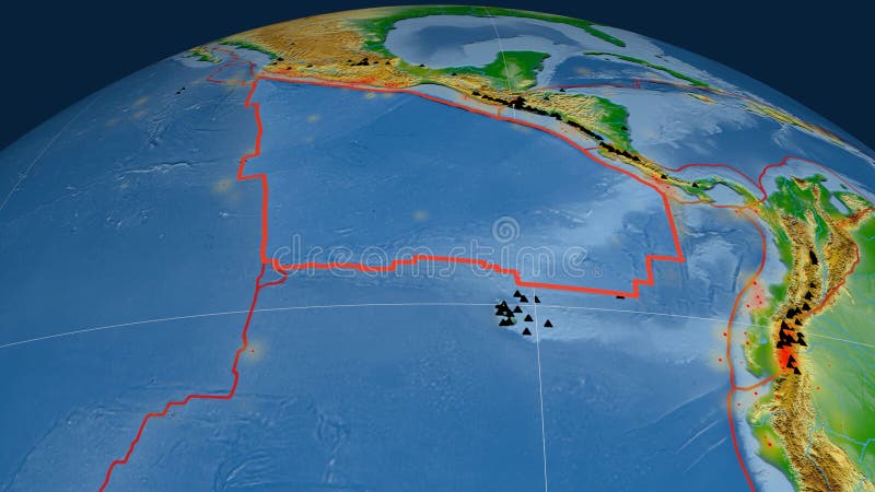 Cocos Plate Outlined - Physical Stock Illustration - Illustration of ...