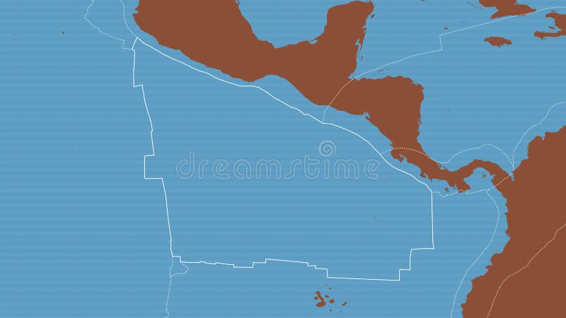 Cocos Tectonic Plate. Wiki Map Stock Illustration - Illustration of ...