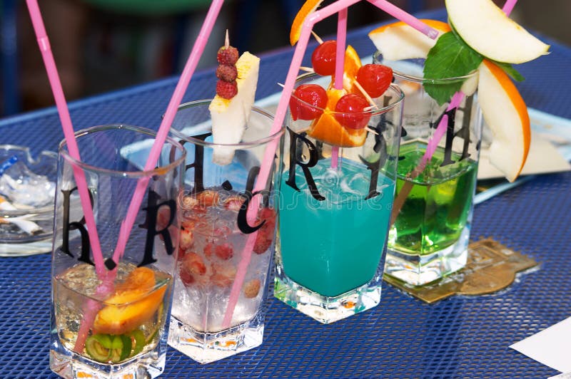 Coctails stock image. Image of cold, beverage, shaved - 1050177