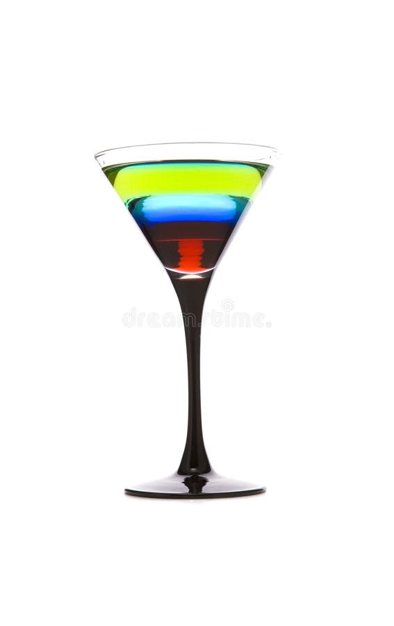 Coctel acodado foto de archivo. Imagen de acodado, negro - 12725548