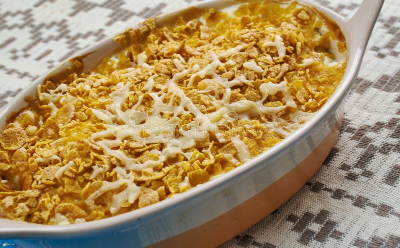 Cod Au Gratin stock photo. Image of cuisine, sauce, closeup - 110827744