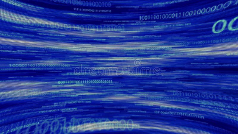 Cod Binary Abstract Background Motion Stock Video - Video of monitor ...