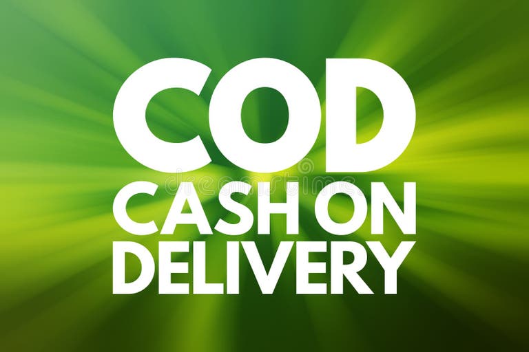 COD - Cash on Delivery Acronym, Business Concept Background Stock Image ...