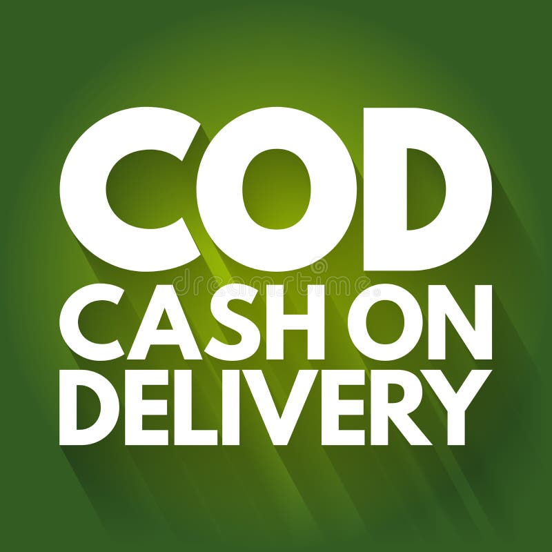 COD - Cash on Delivery Acronym, Business Concept Background Stock ...