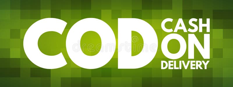 COD - Cash on Delivery Acronym Concept Stock Illustration ...