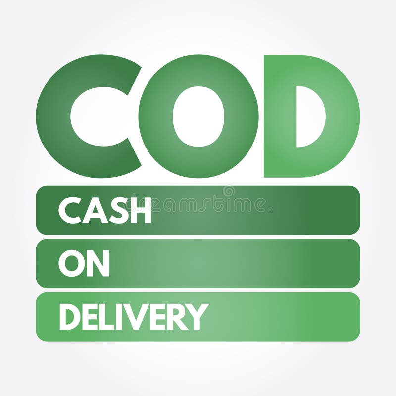 COD - Cash on Delivery Acronym Concept Stock Illustration ...