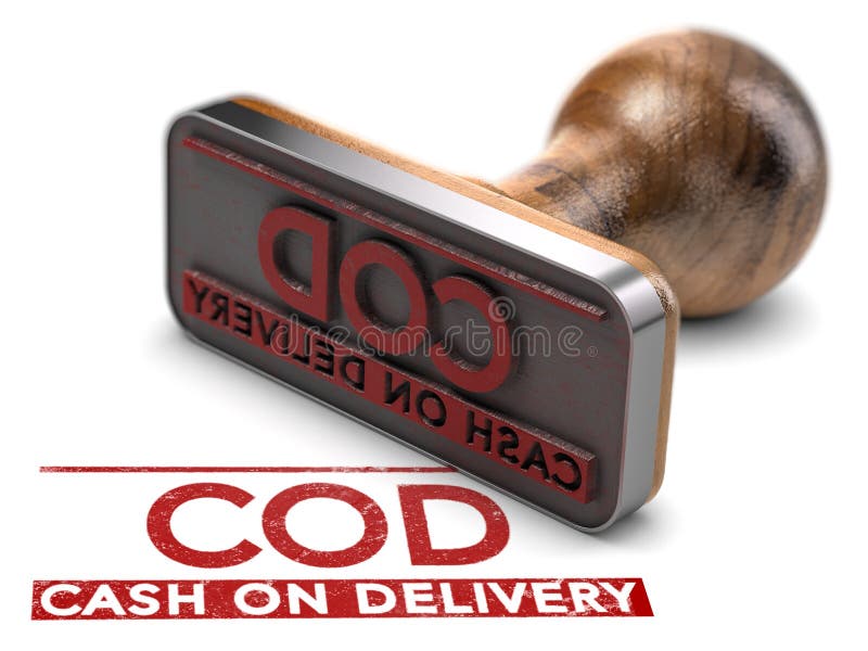 Cash on Delivery, Parcel Icon. Blue Vector Graphic Stock Vector ...