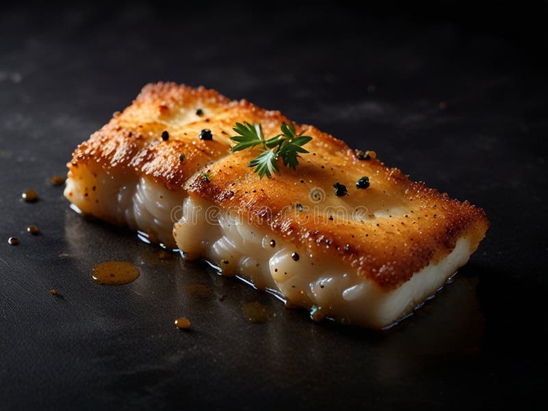 Cod Cooked in the Oven with Mayonnaise, Melted Grated Cheese on Top ...