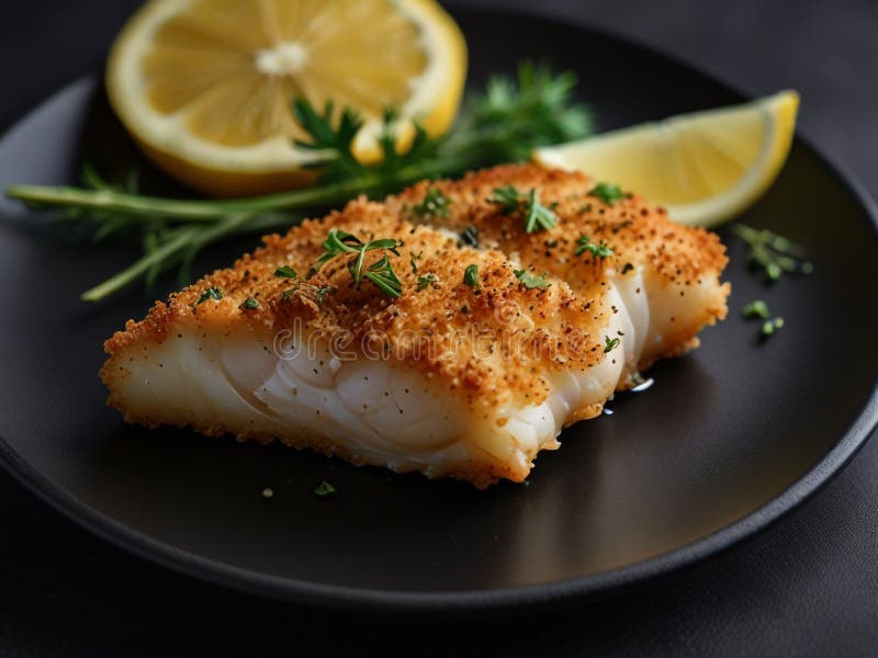 Cod Cooked in the Oven with Mayonnaise, Melted Grated Cheese on Top ...