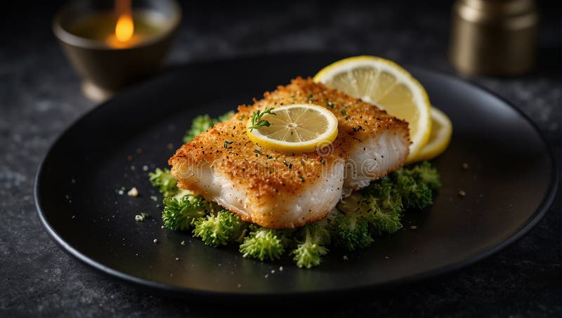 Cod Cooked in the Oven with Mayonnaise, Melted Grated Cheese on Top ...