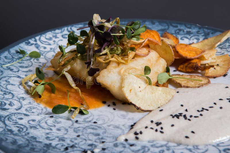 Cod stock photo. Image of country, cuisine, iron, food - 145485132