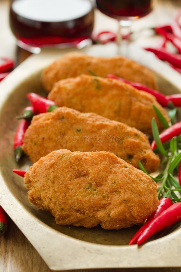 Cod Fish Croquettes Pepper Dish Stock Photos - Free & Royalty-Free ...