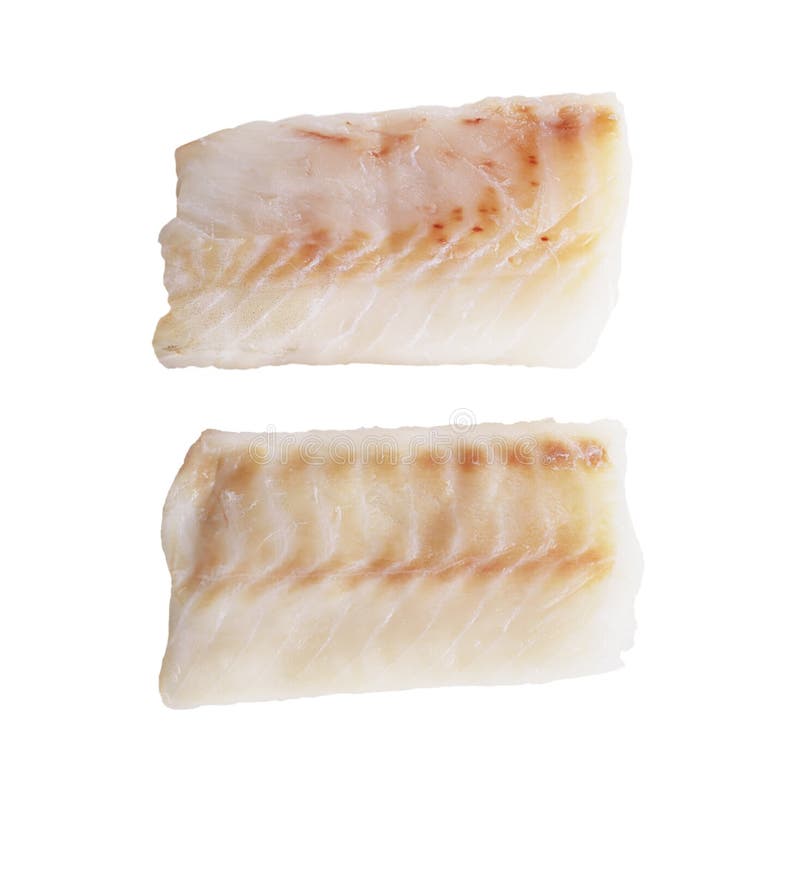 Cod Fish Fillets stock image. Image of seafood, isolated - 55343827
