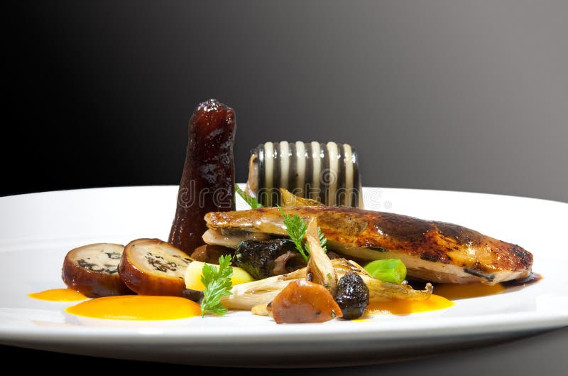 Cod Fish platter stock photo. Image of delicacy, wedding - 24572016