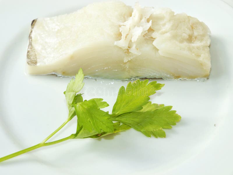 Cod Fish Raw Fillet with Parsley Stock Image - Image of famous, recipe ...
