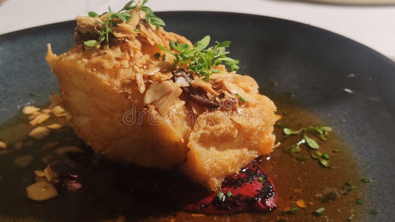 Cod Fish Receipt Ready To Eat Stock Image - Image of tasty, noodle ...