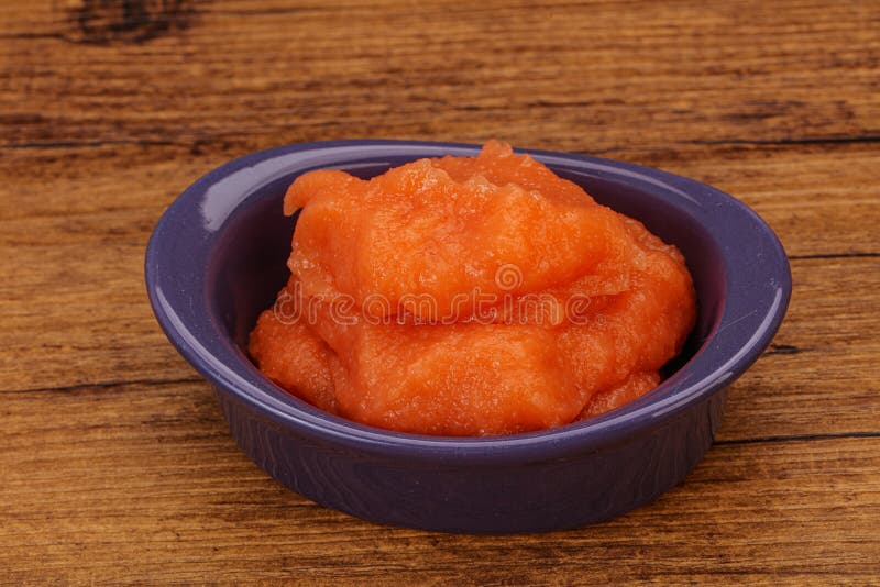 Cod fish roe in the bowl stock image. Image of cooking - 197715369