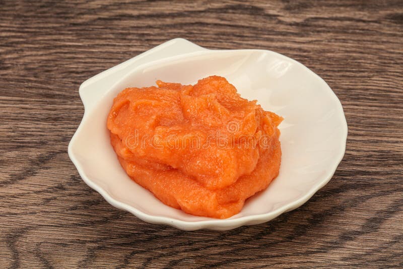 Cod fish roe in the bowl stock photo. Image of dish - 179378068
