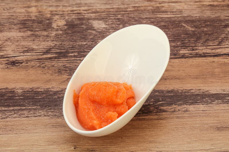 Cod fish roe in the bowl stock photo. Image of japan - 188084032