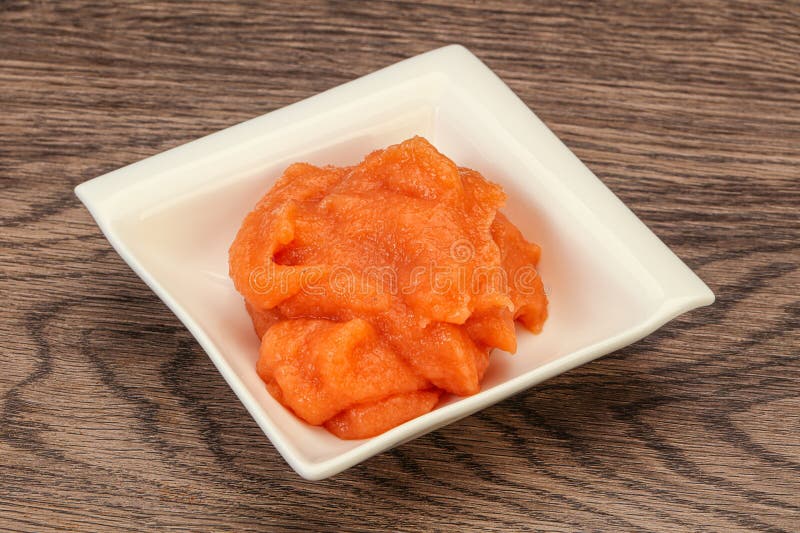 Cod fish roe in the bowl stock photo. Image of japan - 190593682