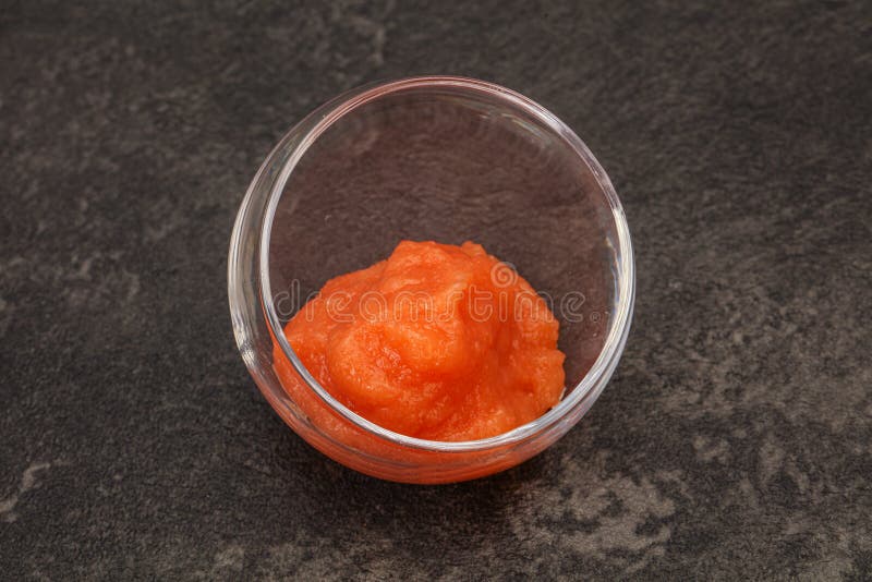 Cod fish roe in the bowl stock image. Image of food - 196739579