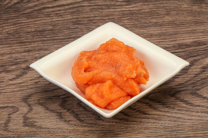 Cod fish roe in the bowl stock image. Image of seafood - 196883569