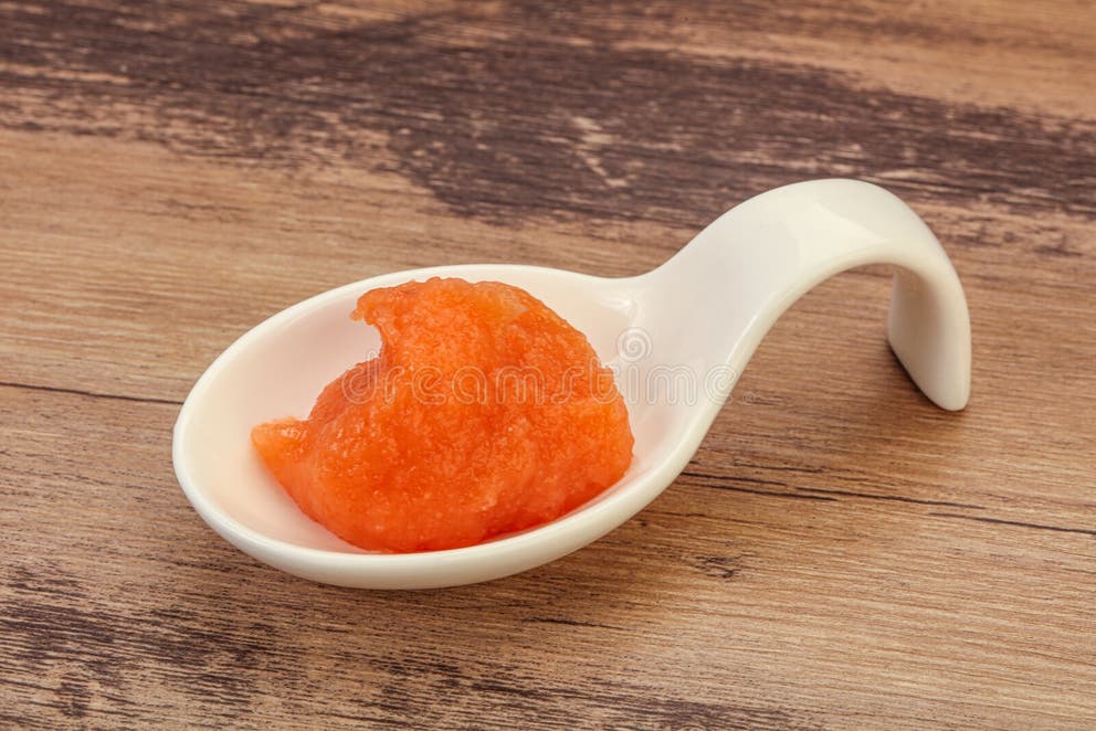 Cod fish roe in the bowl stock photo. Image of caviar - 201100018