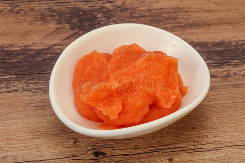 Cod fish roe in the bowl stock image. Image of eating - 201219625