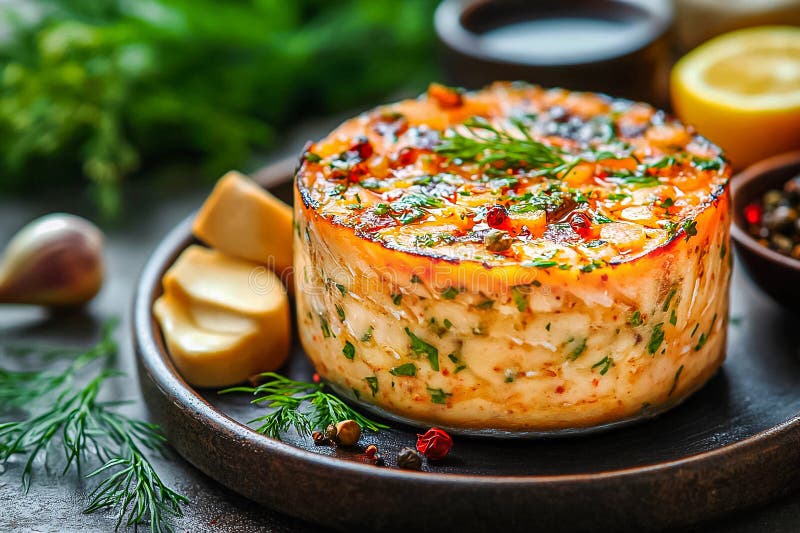 Cod Liver Pate. Traditional Cold Spread on Bread Stock Illustration ...