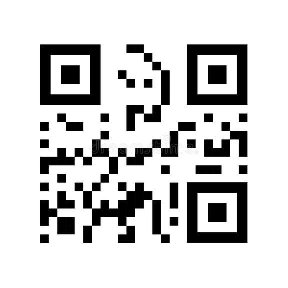 Cod Qr Vector. Cod Qr în Stil Plat. Cod Negru Qr. Cod De Bare Qr Stock ...