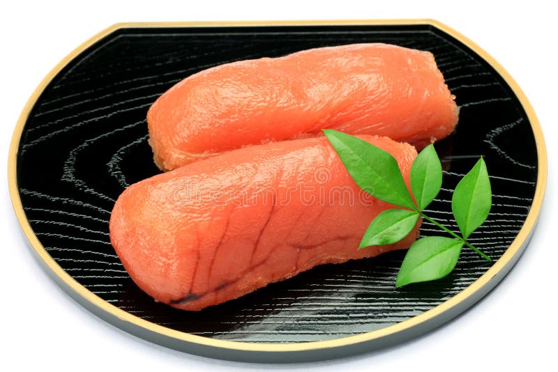 Spicy salted cod roe stock image. Image of closeup, capsicum - 22986431