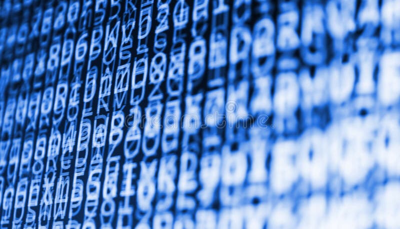 Codage De L'écran De Programmation De Code Source Affichage De Données ...