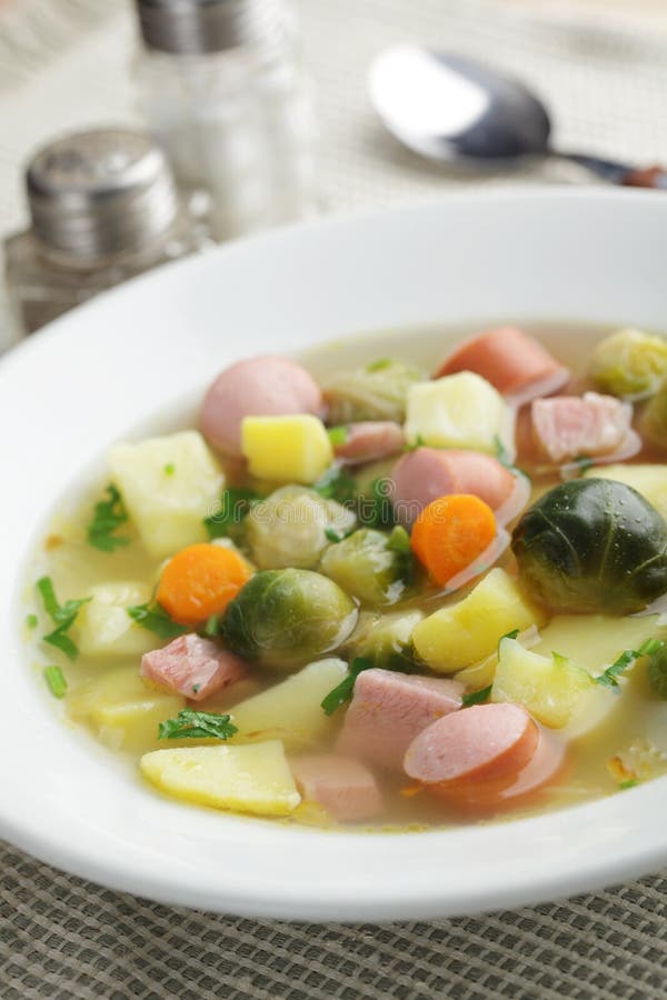 Coddle stock photo. Image of brussels, cuisine, sausage - 20991094