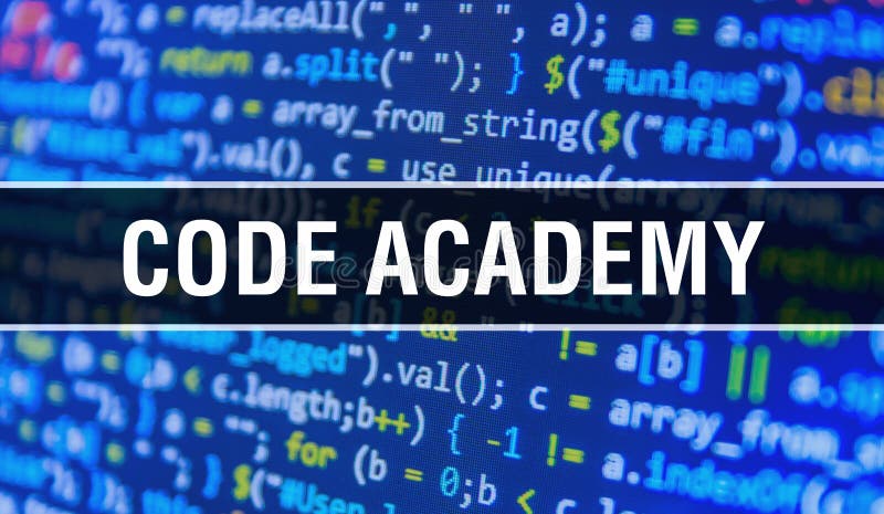 Code Academy Online. Young Serious Bearded Male Teacher Wearing Glasses ...