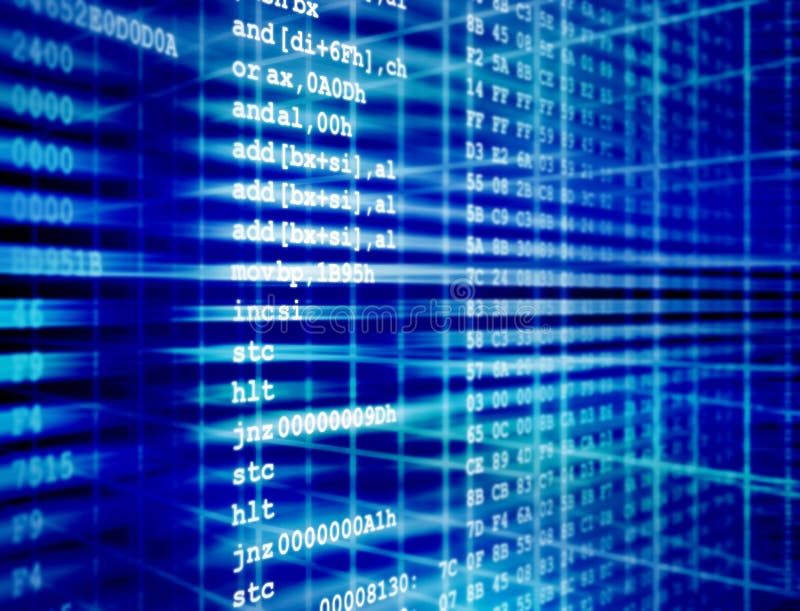 Programme informatique illustration stock. Illustration du décodage ...