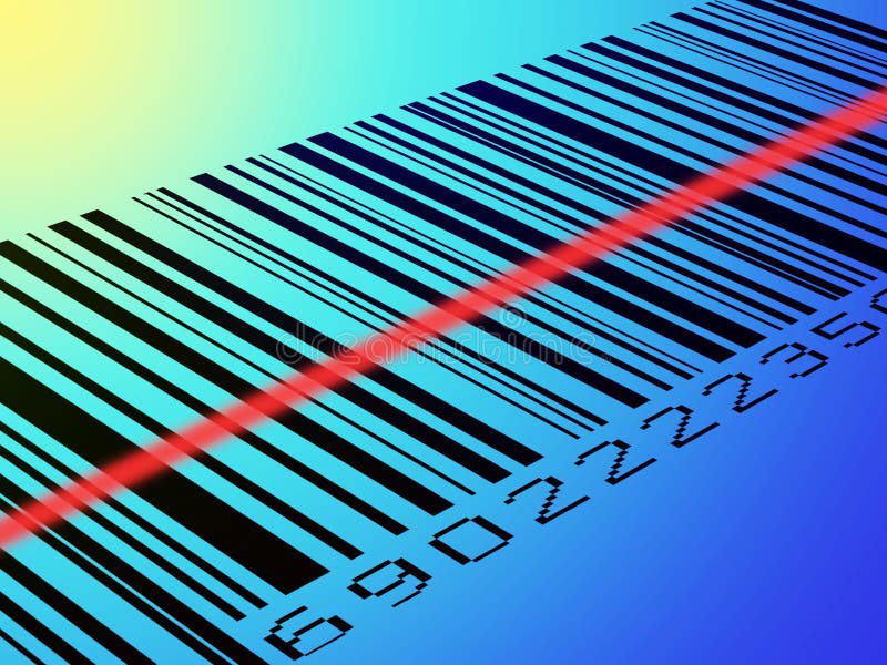 Double scanned BarCode stock vector. Illustration of binary - 19945938
