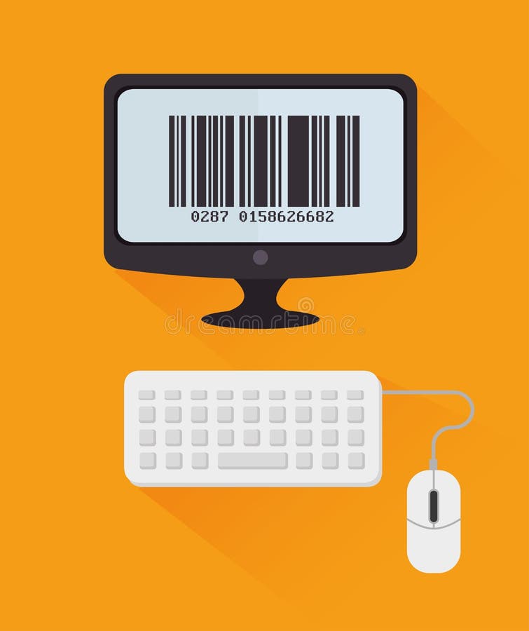 Code bar design stock illustration. Illustration of icon - 66382885