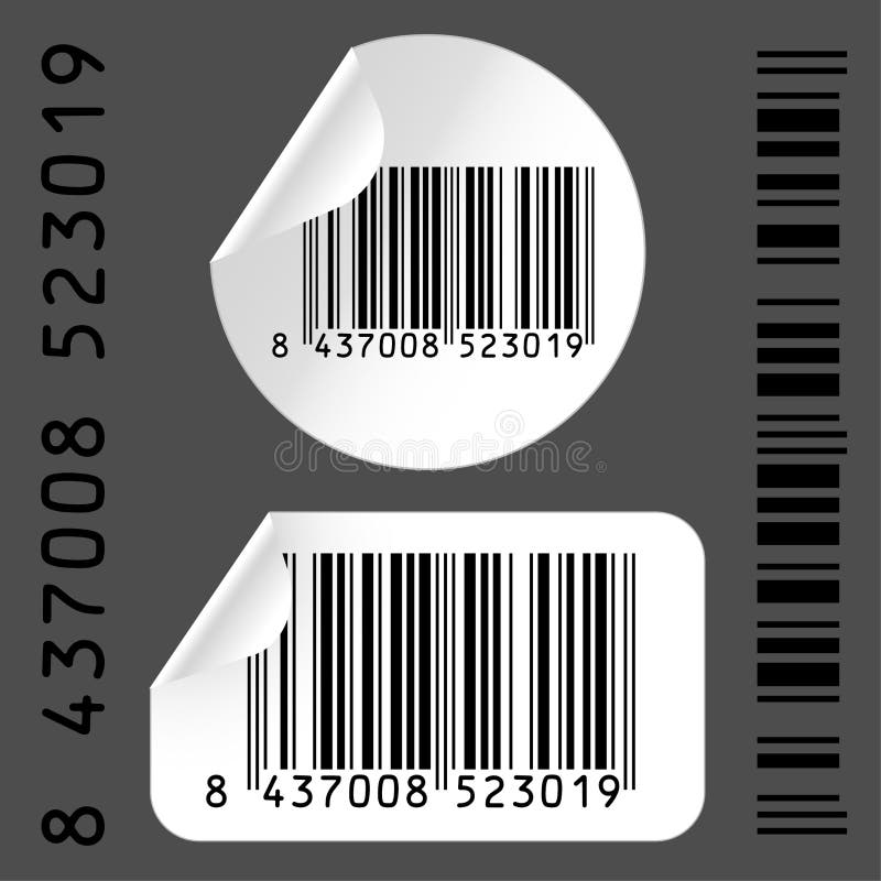 Code bar label stock illustration. Illustration of badge - 7944138