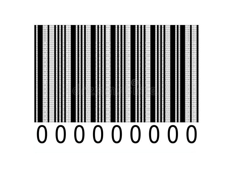 Code barres binaire illustration stock. Illustration du garantie - 1233708