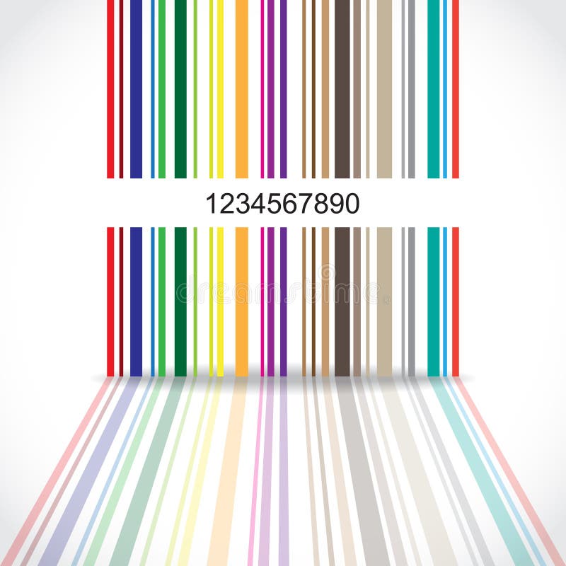 Bande Abstraite De Code Barres Illustration Stock - Illustration du ...