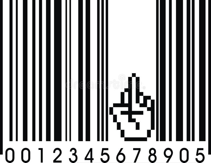 Code barres faux illustration stock. Illustration of modifiable - 42383215