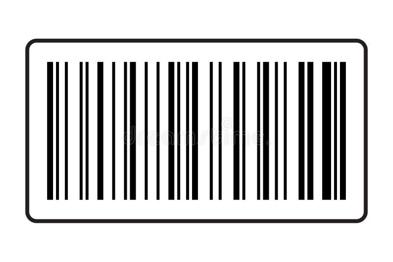 Code-barres Noir Blanc Sur Blanc Illustration Stock - Illustration du ...