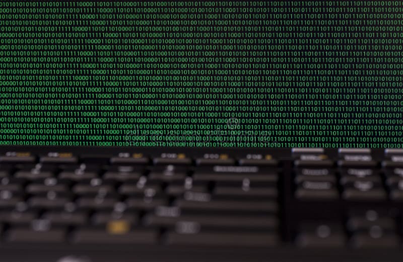 Code Binaire D'écran D'ordinateur Image stock - Image of données, image ...