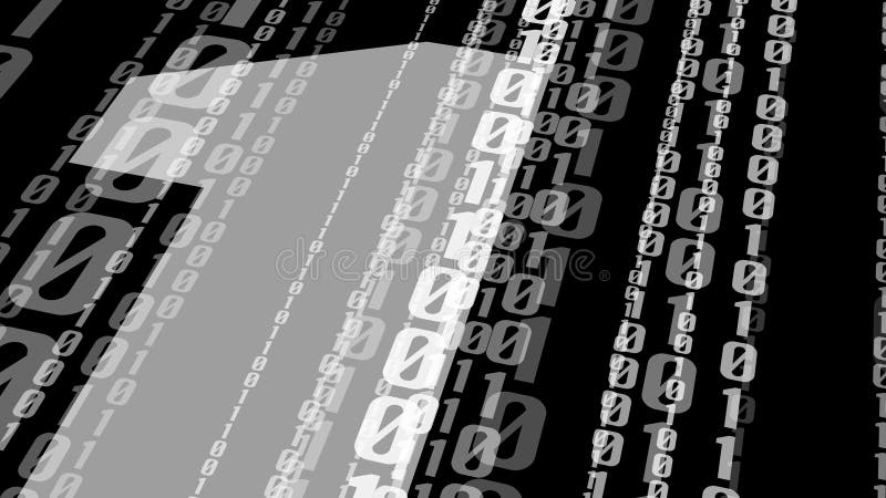 Code In Binary On Black Backdrop Exploring Abstract Concept Of Binary Numbers In Computer