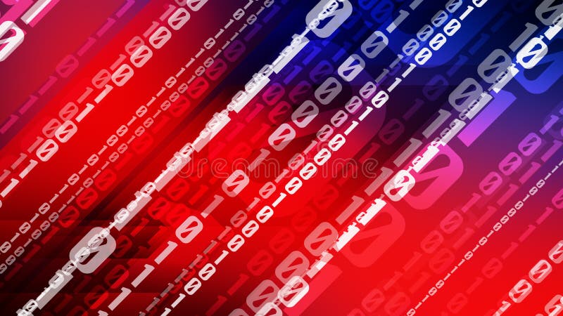 Code Binary Blue Red Cyber Attack On Binary Background And Binary Numbers Using Machine Learning